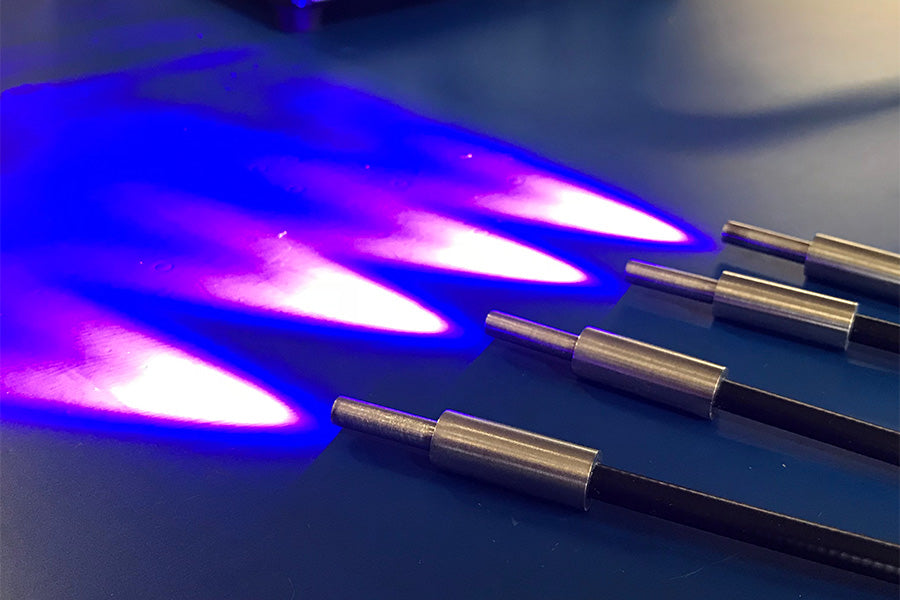 Liquid vs. Fiber Optic Light Guides for UV Curing