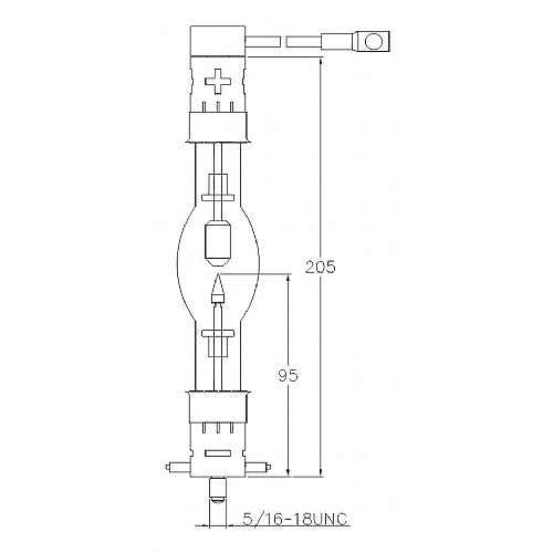 ASL XM1000HSC/G - 1000W - Short Arc Xenon Lamp