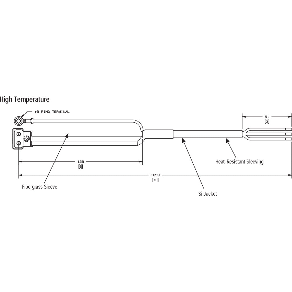 Osram 69018 TP22H CE/160CM/16GA/UL1659 | Tp22H Ce Socket w/ Three 160CM ...