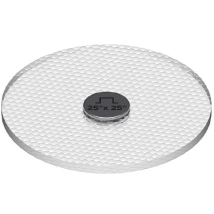 Soraa 00335 - SNAP Lens - 2" Flat Top, 25° X 25° - 10ct