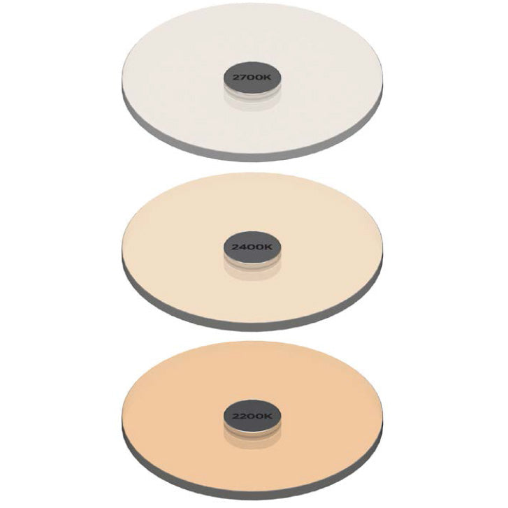 Soraa 00321 - SNAP Lens - 2" Color Filter, 1/2 CTO, 3000K to 2400K - 10ct