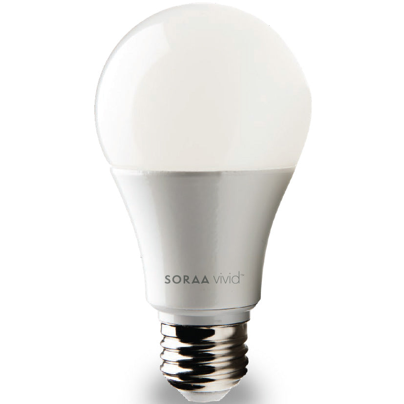 Soraa 13813 - Vivid LED A19 - 11W - 60W Equal - 3000K - CRI 95