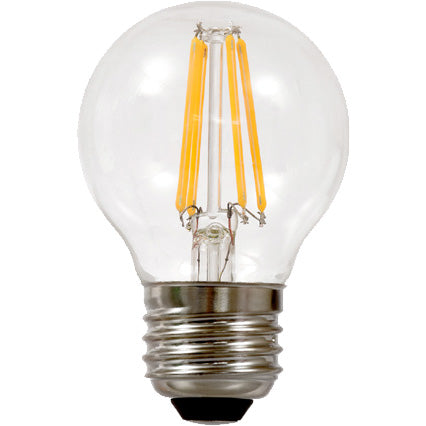 Sylvania 40848 LED G16.5 - 4W - 40W Equal - E26 Base - 5000K - 90+ CRI ...